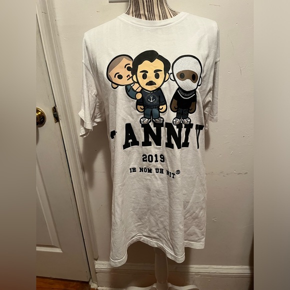 Ih Nom Uh Nit | Shirts | Ih Nom Uh Nit White Tshirt Graphic Print Made ...